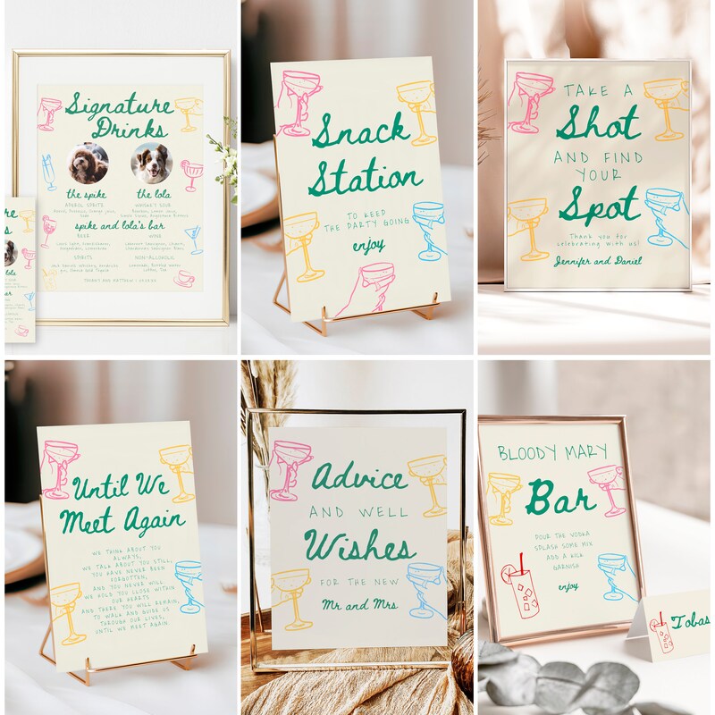 Wedding Reception Signs - Etsy