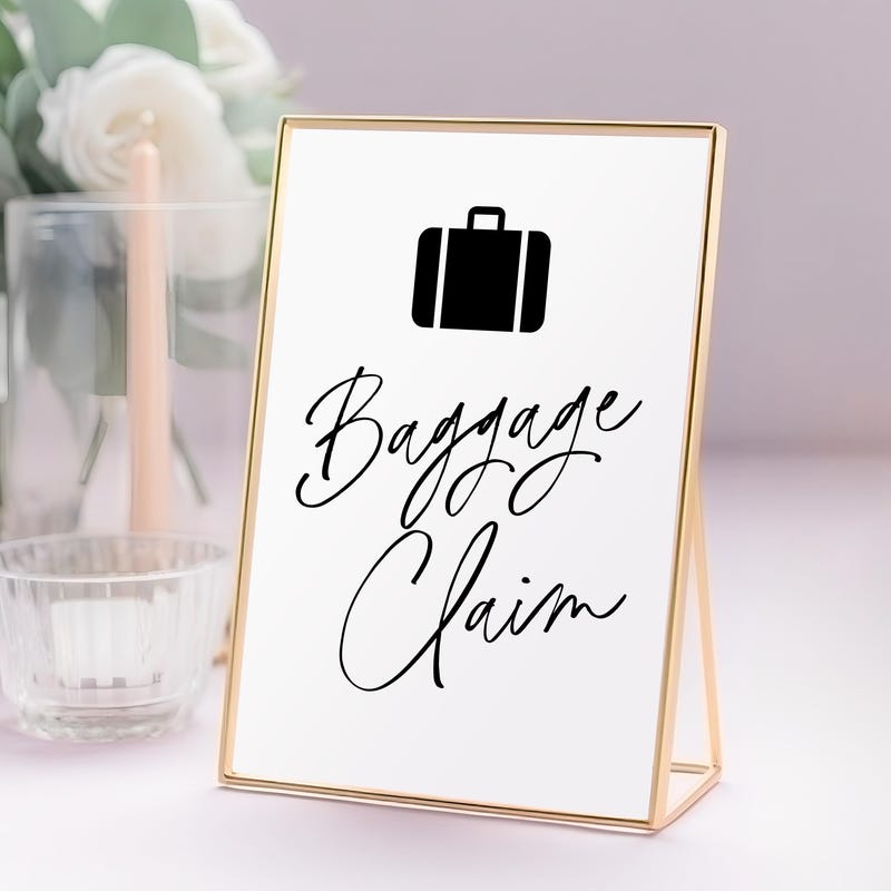 Baggage Claim Sign - Etsy