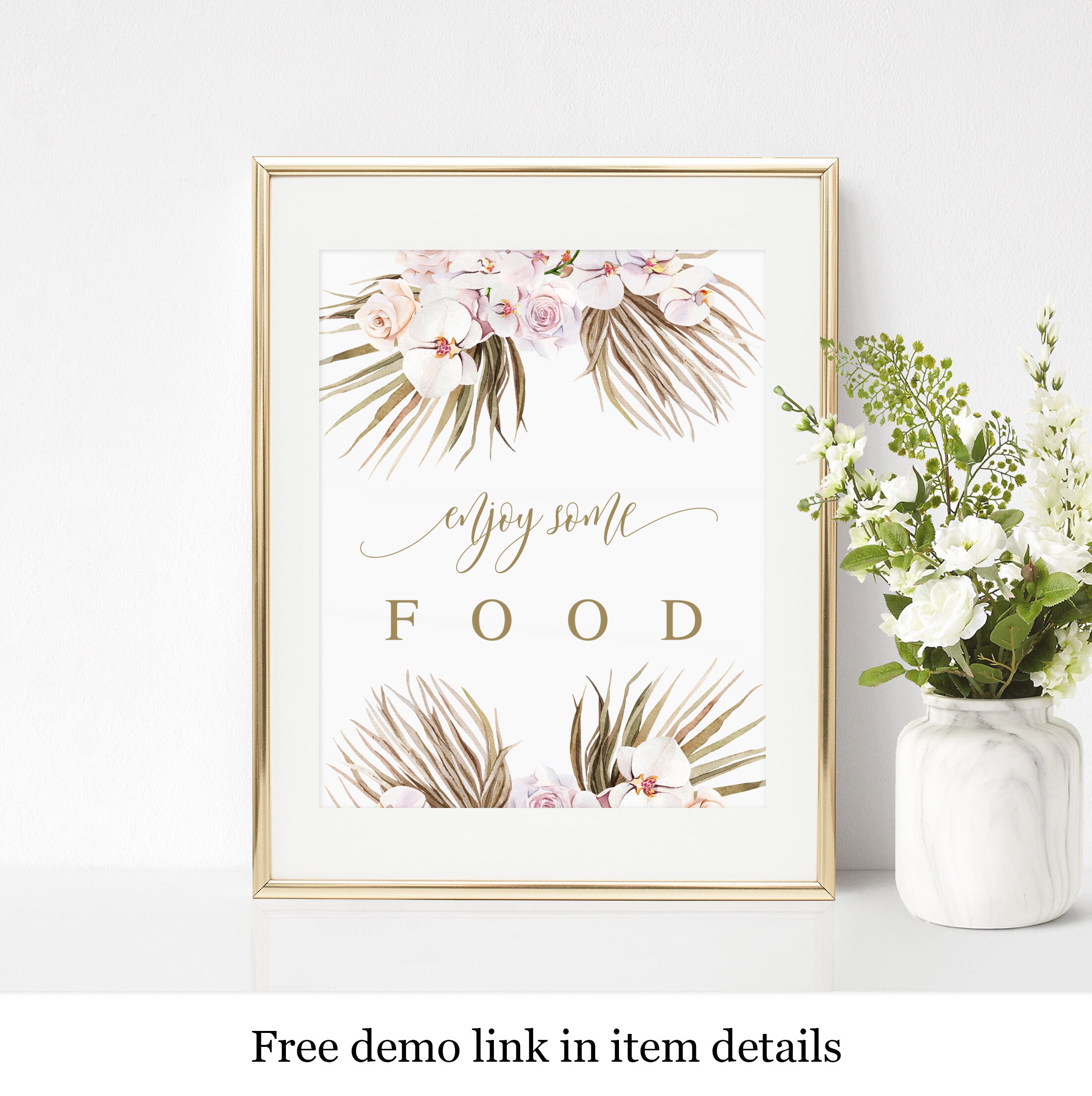 Food Signs For Wedding Party Event Digital Download | Etsy