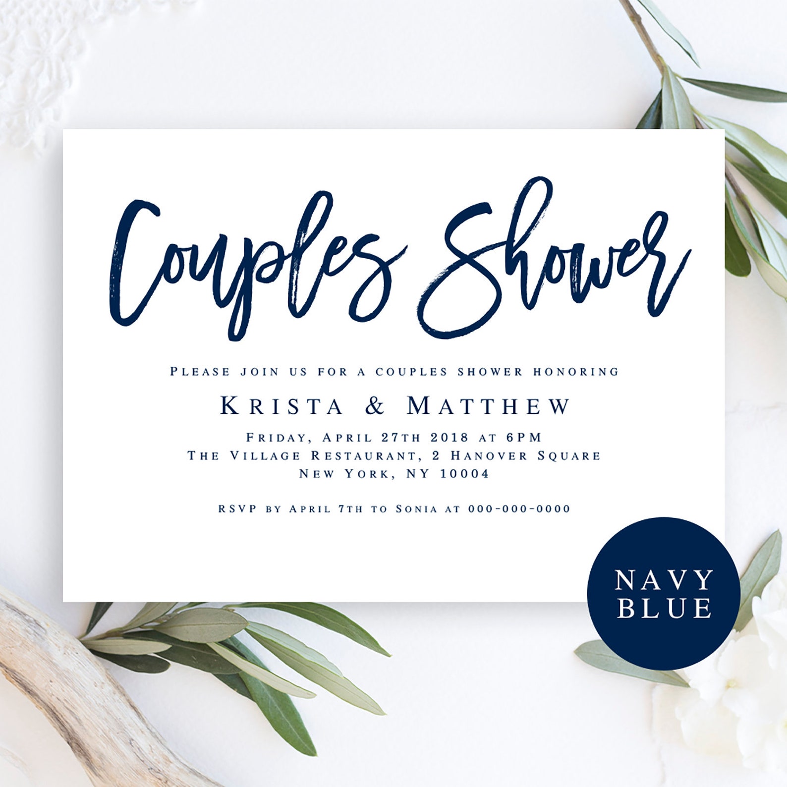 Wedding Shower Invitation Instant Download Couples Shower - Etsy