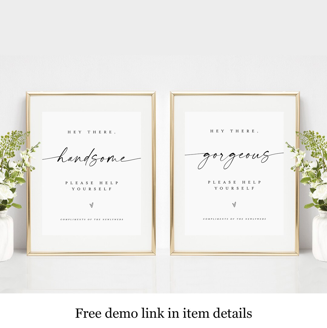 Bathroom Sign Template Templett, Download, Handsome, Gorgeous, Edit ...