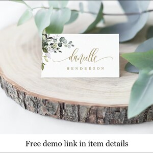 Greenery Gold Wedding Bundle Template Edit With Templett - Etsy