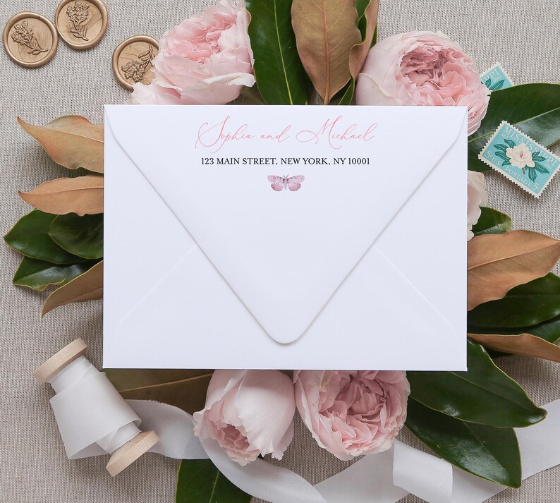 Baptism Envelope Template, With Return Address, Printable Baptism ...