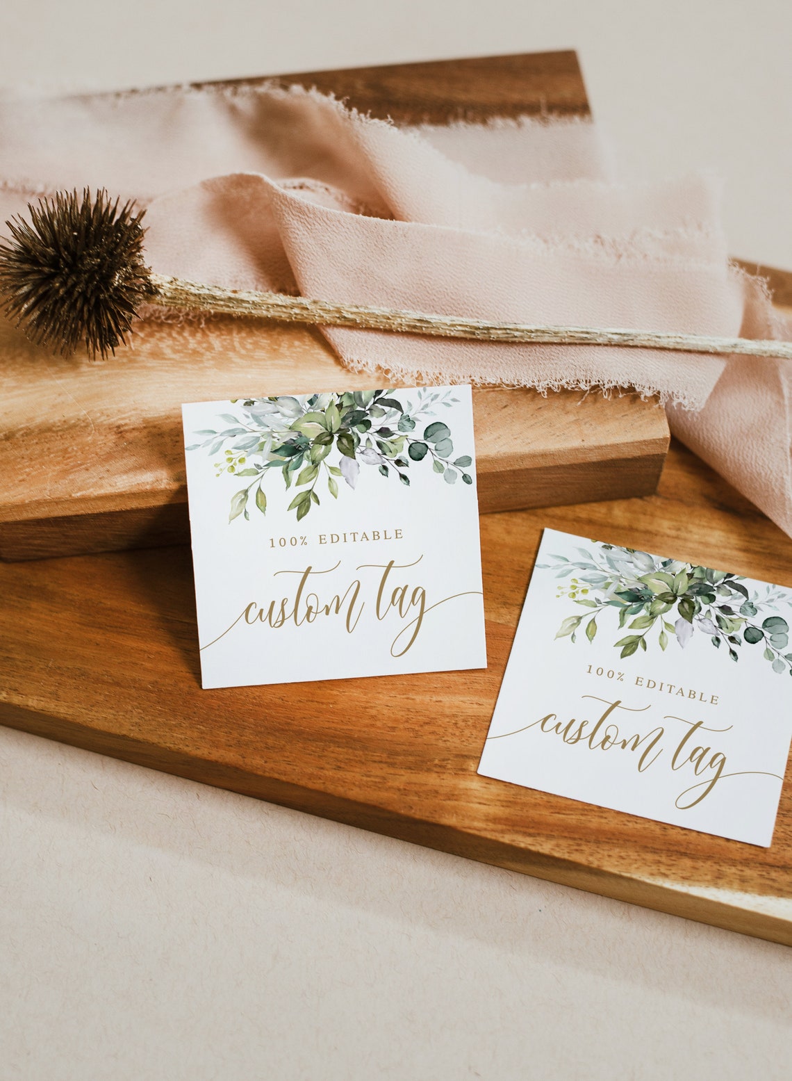 Digital Download Custom Tags Template, Self-editing, Wedding Guest Gift ...