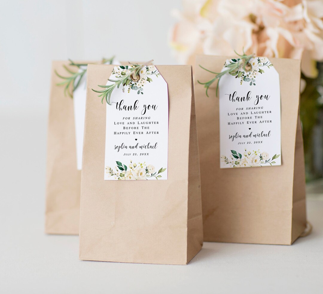 Download Rehearsal Dinner Favor Tags Template, Editable, Tag for Gifts ...