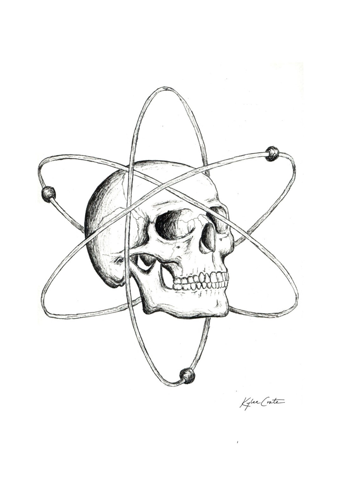 Nuclear Skull (3D) - Etsy