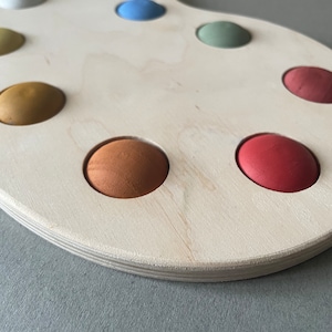 Artist Colour Palette - Custom Colour Choice - Wooden Toy - Pretend ...