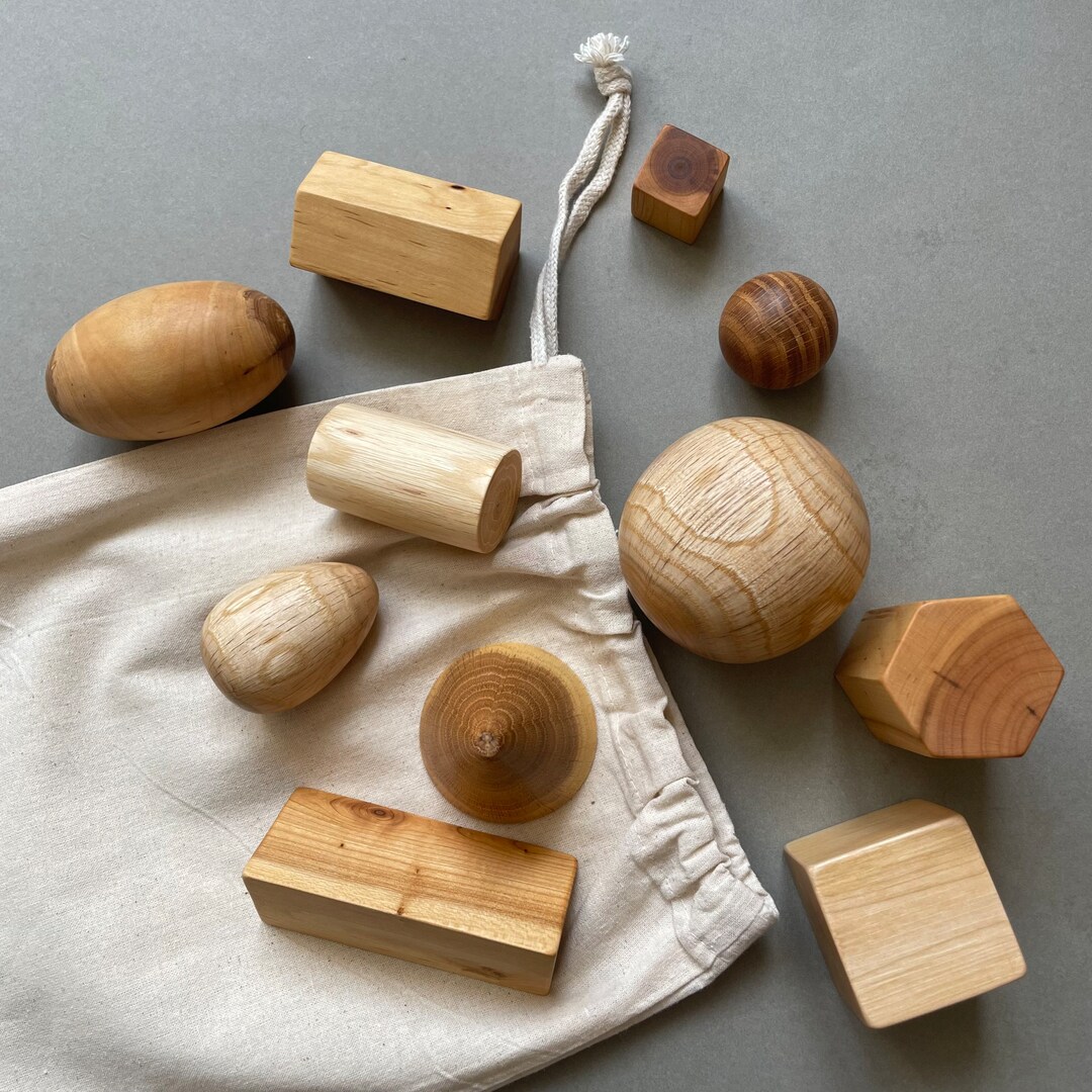 Wooden Shape Set - Montessori Set - Wooden Toy - Educational Toy ...