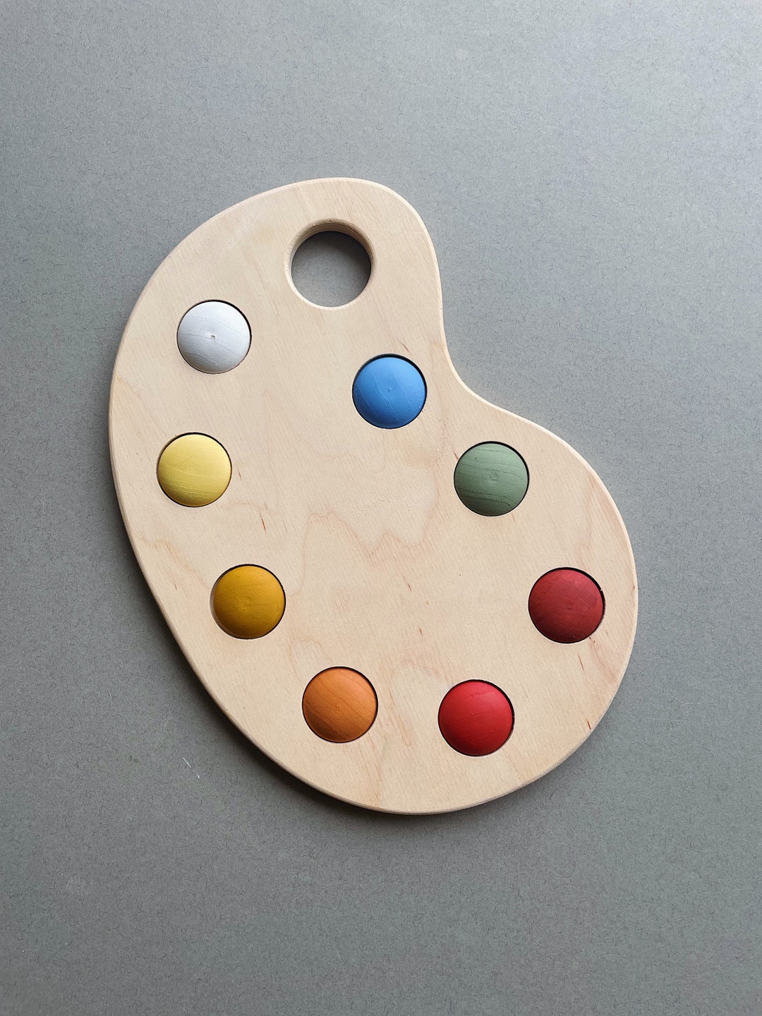 Artist Colour Palette - Custom Colour Choice - Wooden Toy - Pretend ...