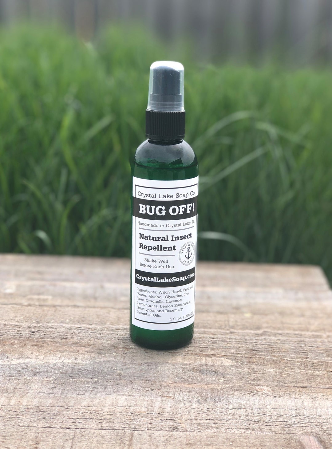 NATURAL Bug Spray - Kid and Pet Safe! Organic Mosquito & Tick Repellant ...