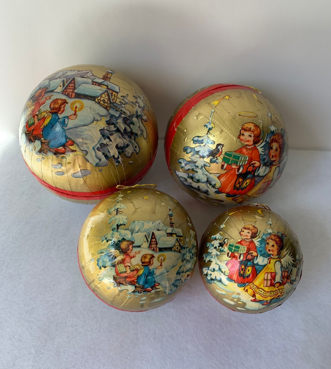 Nesting Christmas Candy Containers - Etsy