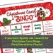 Christmas Carol Bingo - 25 Card Pack - Christmas Music and Bingo United ...
