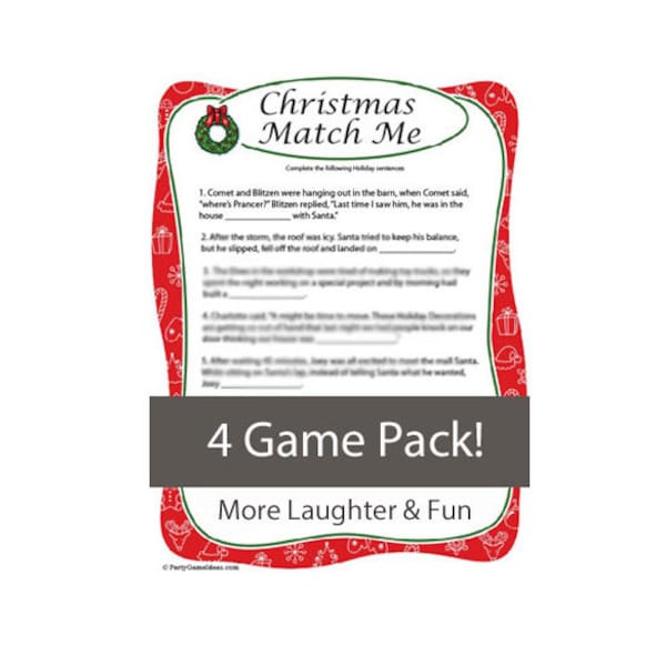 Christmas Matches - Etsy