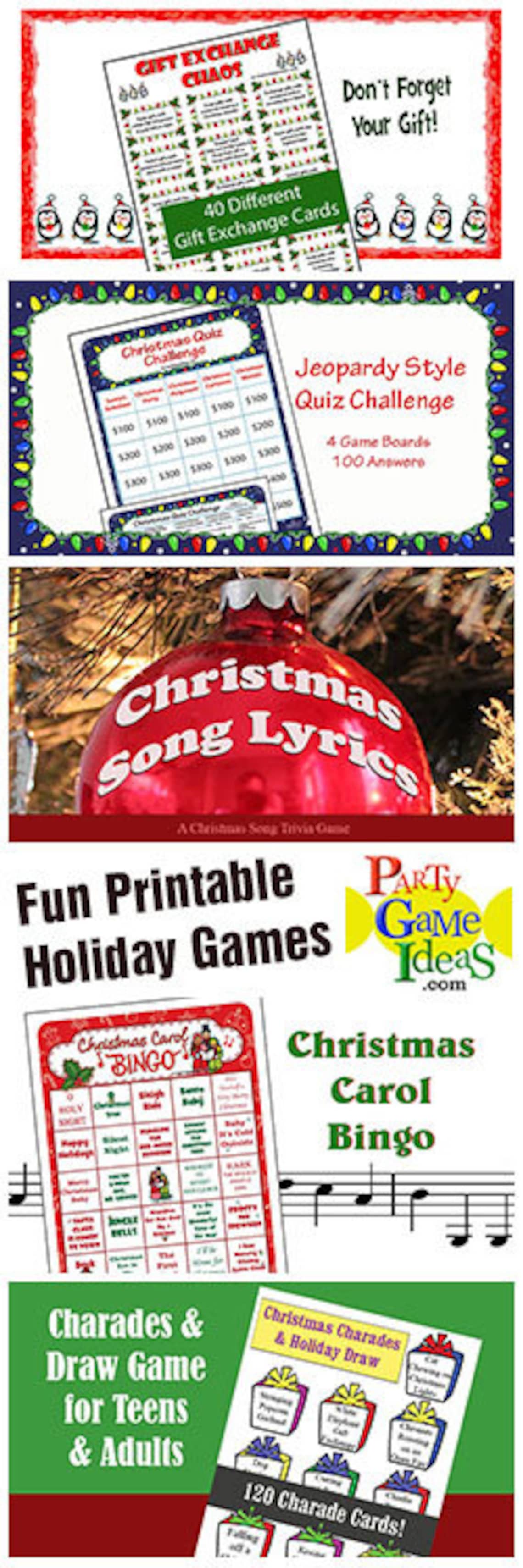 Penguin Christmas Party Left Right Story - Holiday Left Right Gift ...