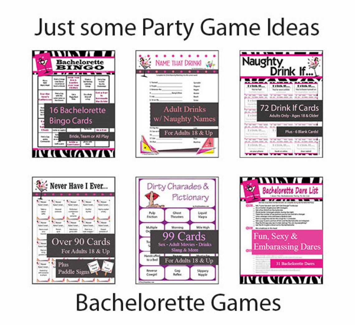 Naughty Drink If Game - Printable Dirty Drink If, Girls Night, Wild ...