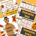 92 Thanksgiving Taboo Game Cards - Printable Thanksgiving Party Game ...