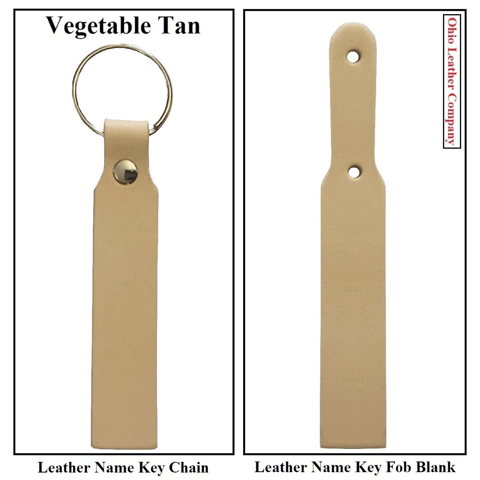 Leather Name Key Fob Kit 50 Pack Leather Key Fob Blanks | Etsy