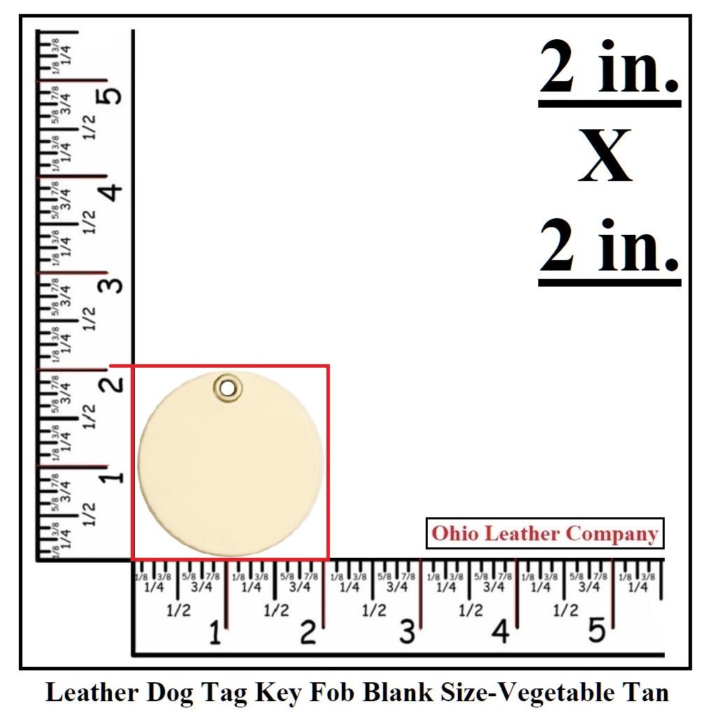 Leather Dog Tag Key Fobs Leather Dog Tag key Fob Blanks | Etsy