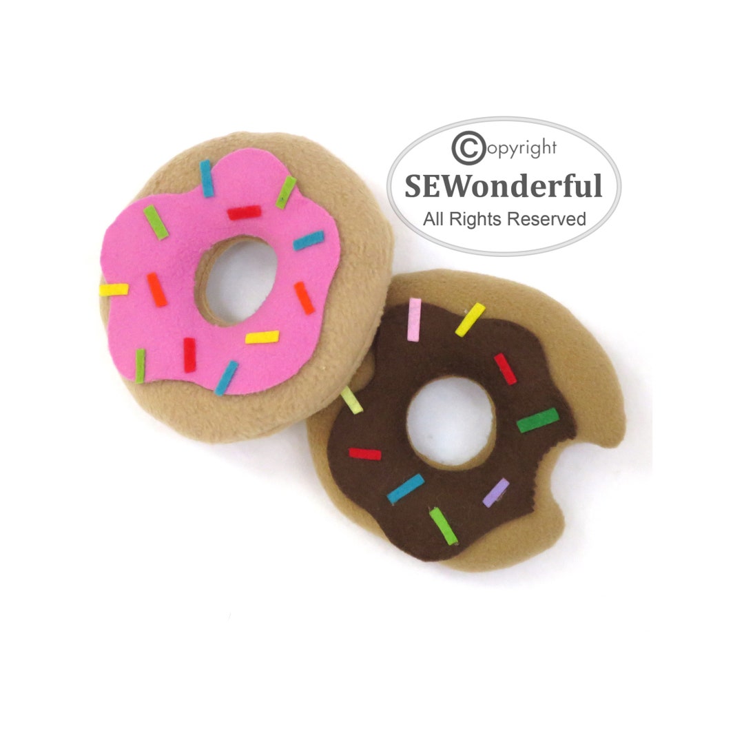 Donut Stuffed Animal Plushie Sewing Pattern PDF - Etsy