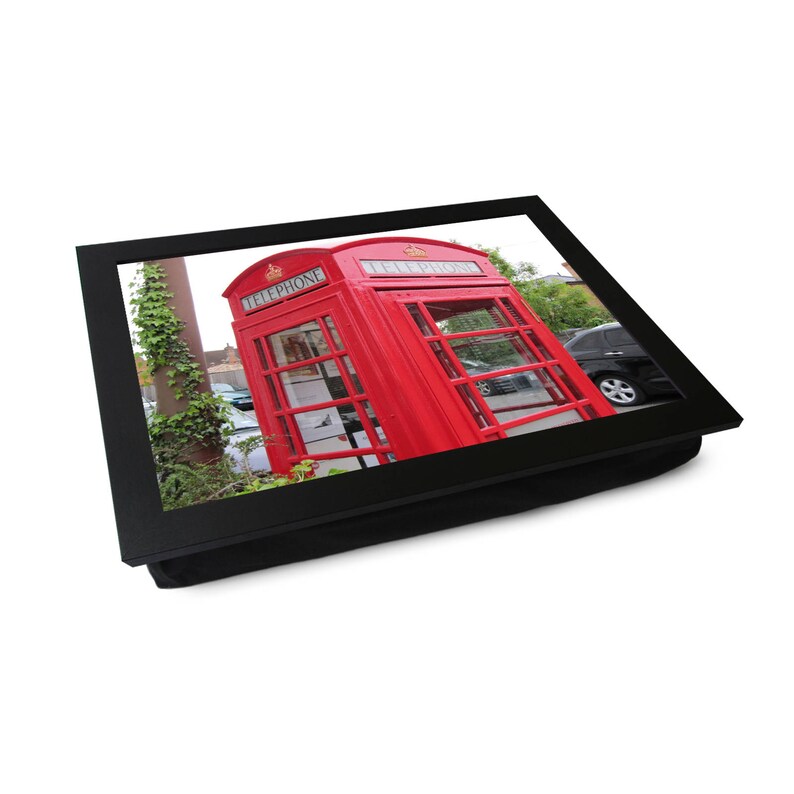 Red Telephone Box Lap Tray - L0122 Personalised Gift | Unique Gift ...