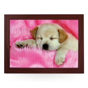 Labrador Puppy Lap Tray L0012 Personalised Gift Unique Gift Cushioned ...