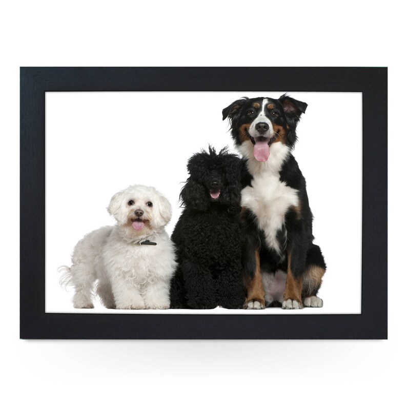 Three Breeds of Dogs Lap Tray L0080 Personalised Gift | Etsy