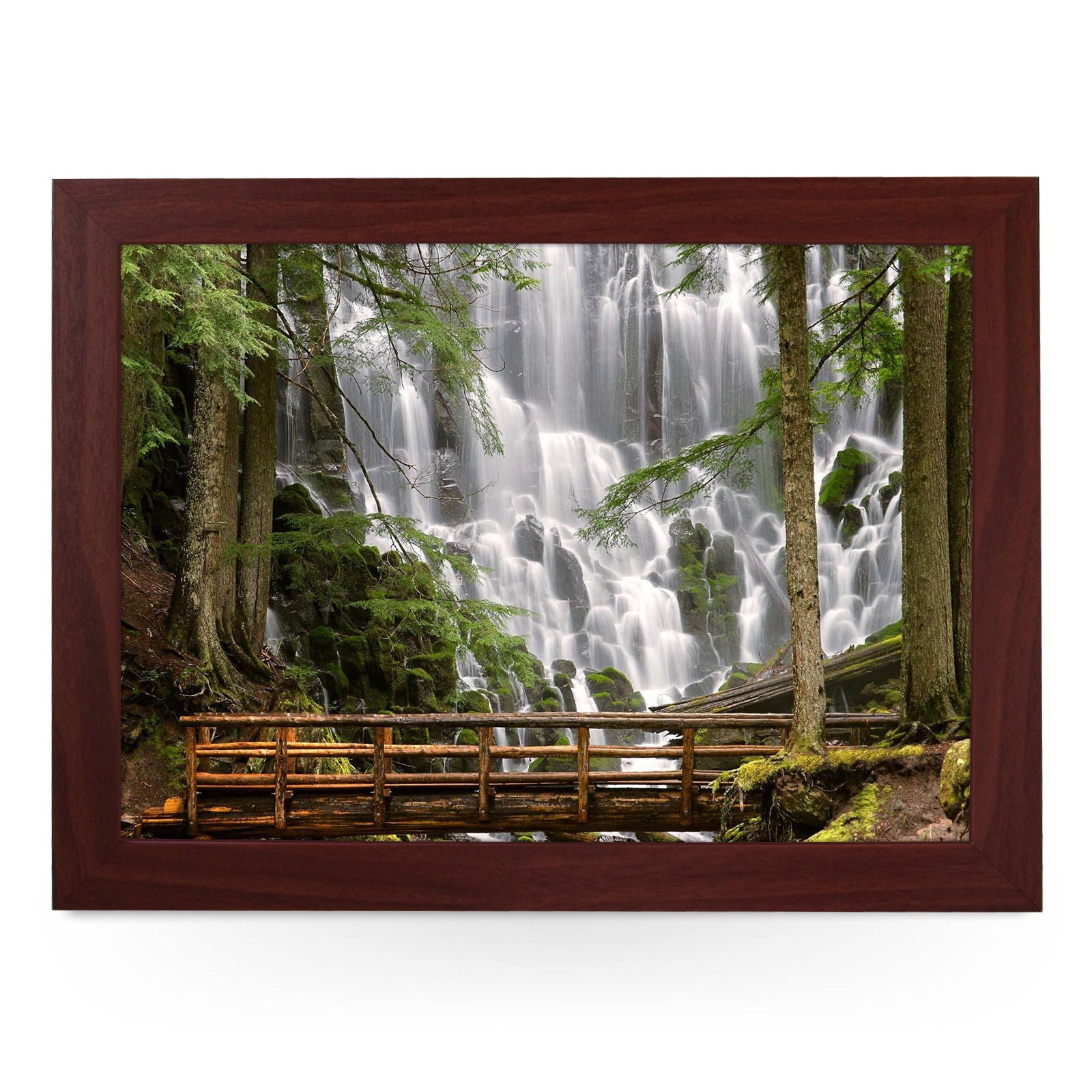 Woodland Waterfall Lap Tray L0752 Personalised Gift Unique | Etsy