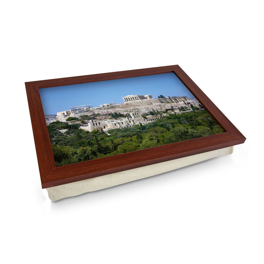 Acropolis of Athens Lap Tray L005 Personalise This Gift Cushioned ...