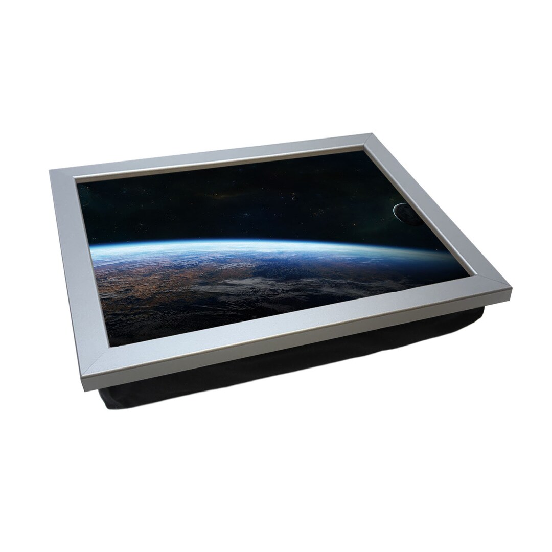 Earths Orbit Nasa Photo Lap Tray L129 Personalised Gift Cushioned ...