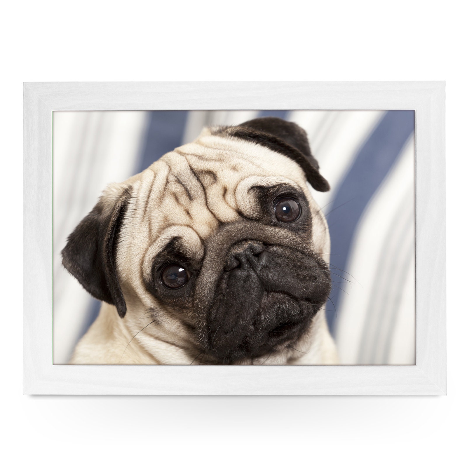 Pug Dog Lap Tray L0147 Personalised Gift Unique Gift - Etsy