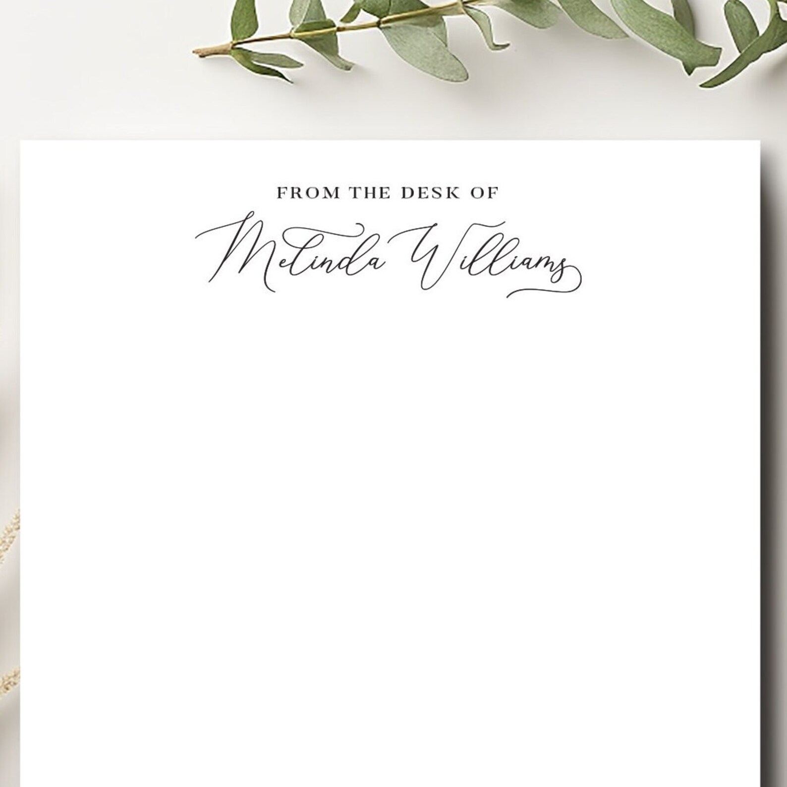 PERSONALIZED NOTEPAD | Custom Notepad | Lined Notepad | From the Desk ...