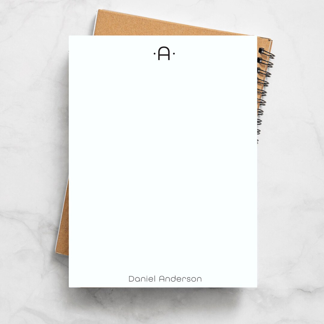 PERSONALIZED NOTEPAD | Custom Notepad | Monogram Notepad | Professional ...