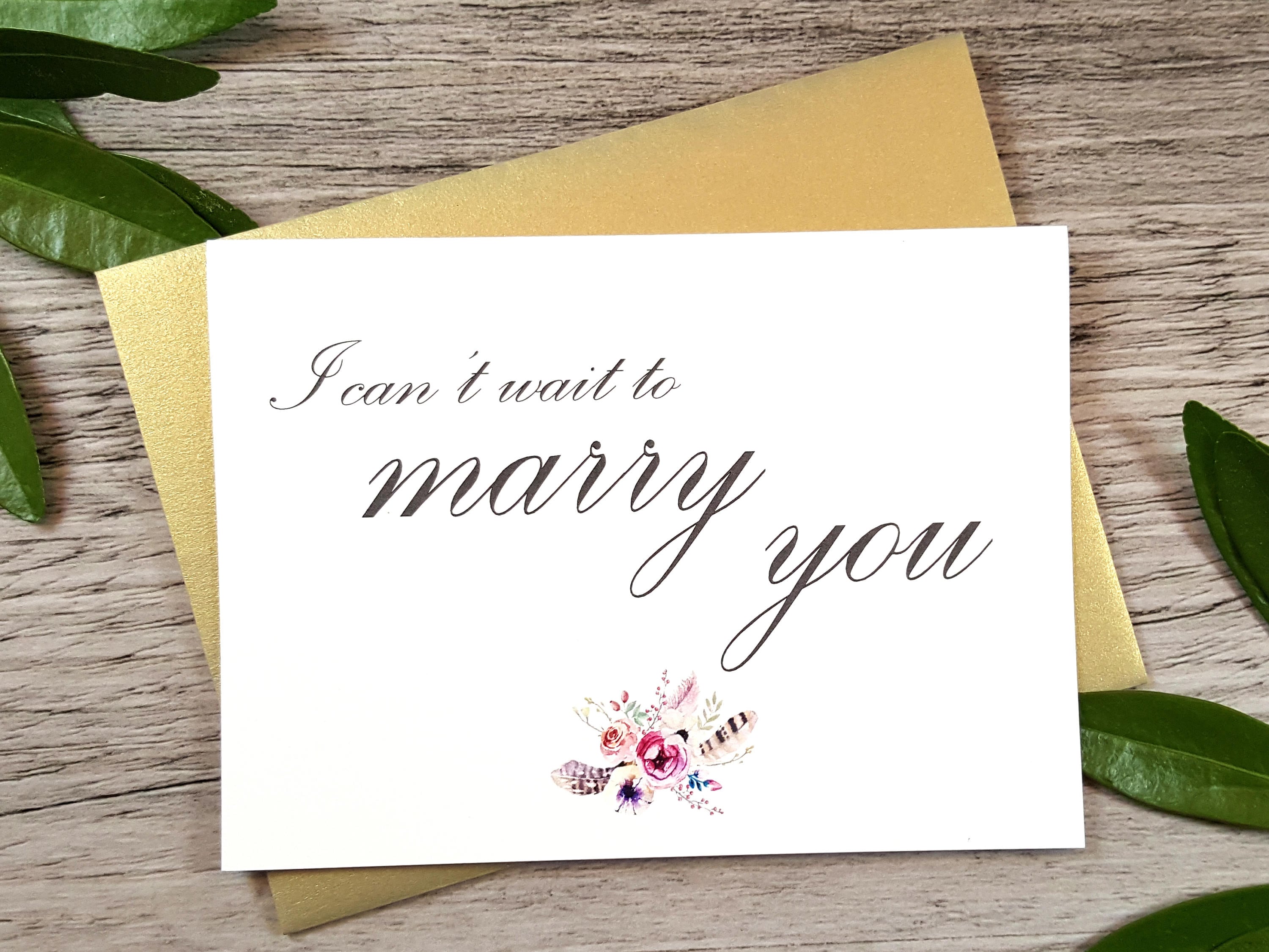 I CAN'T WAIT to Marry You Card Wedding Day Card Bride | Etsy