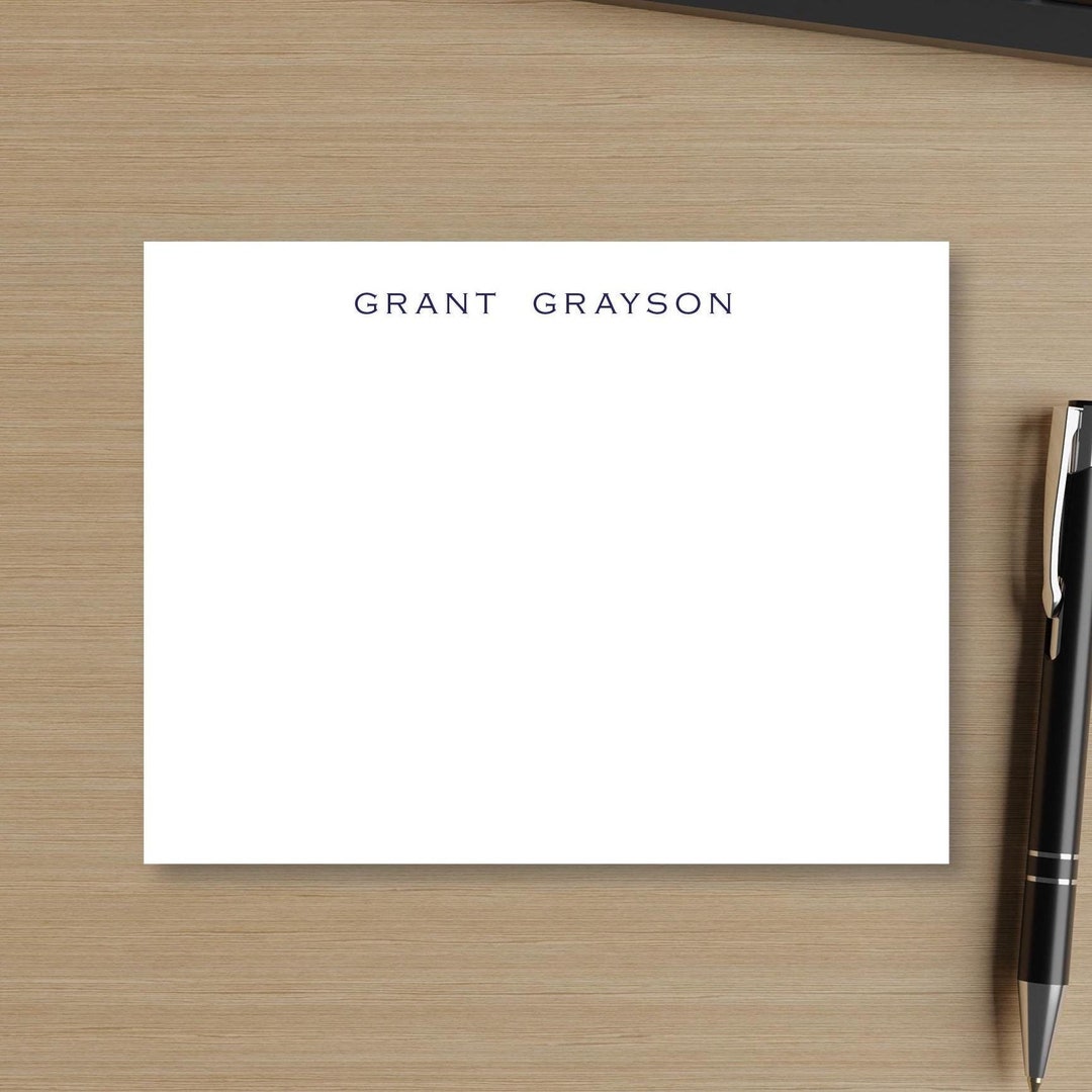 PERSONALIZED NOTE CARDS | Custom Note Cards | Custom Stationery ...