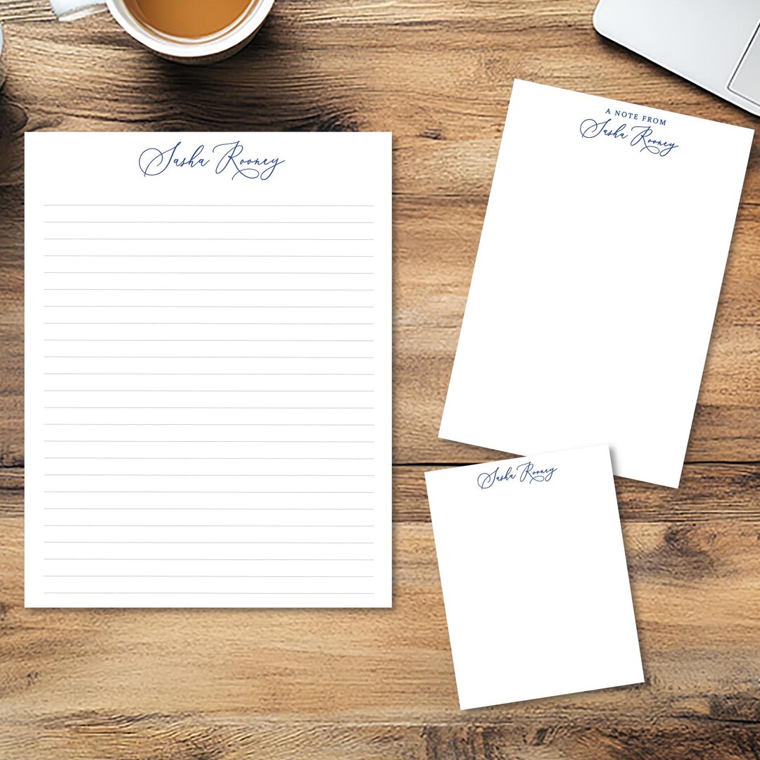 3 Piece NOTEPAD GIFT SET | Custom Notepad | Personalized Notepad | Professional Notepad ...
