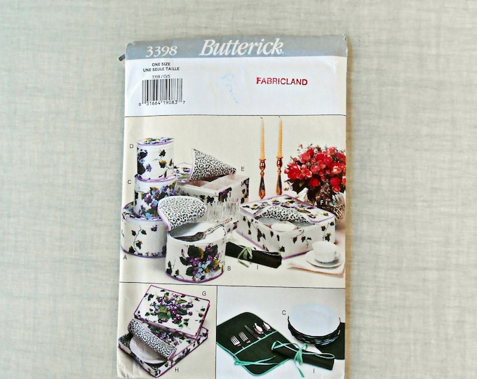 Dinnerware Storage, Sewing Pattern, China Storage Case, DIY Cutlery ...