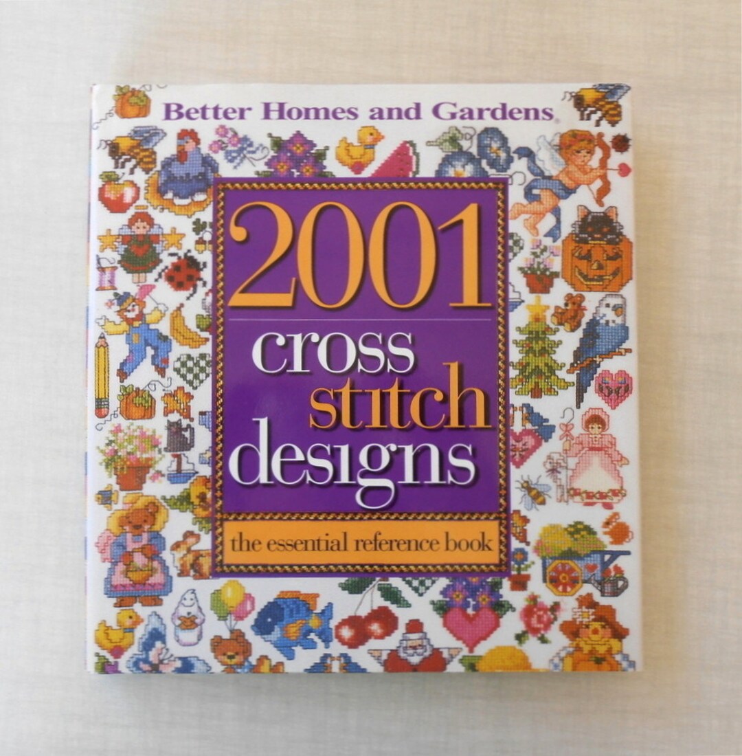 2001 Cross Stitch Designs Pattern Book - Better Homes & Gardens - Etsy