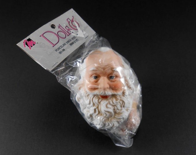 Porcelain Santa Head, 3 Inch Head, With Hands, Old World Santa, Father ...
