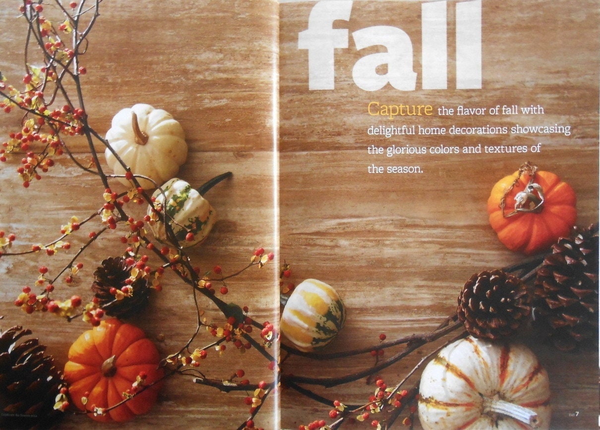 Holiday Craft Book, Fall Craft Pattern, Better Homes and Gardens ...