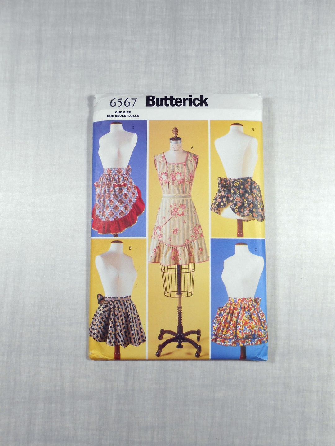 Retro Apron Pattern, Hostess Apron, Tabard Apron, Half Apron, Full ...