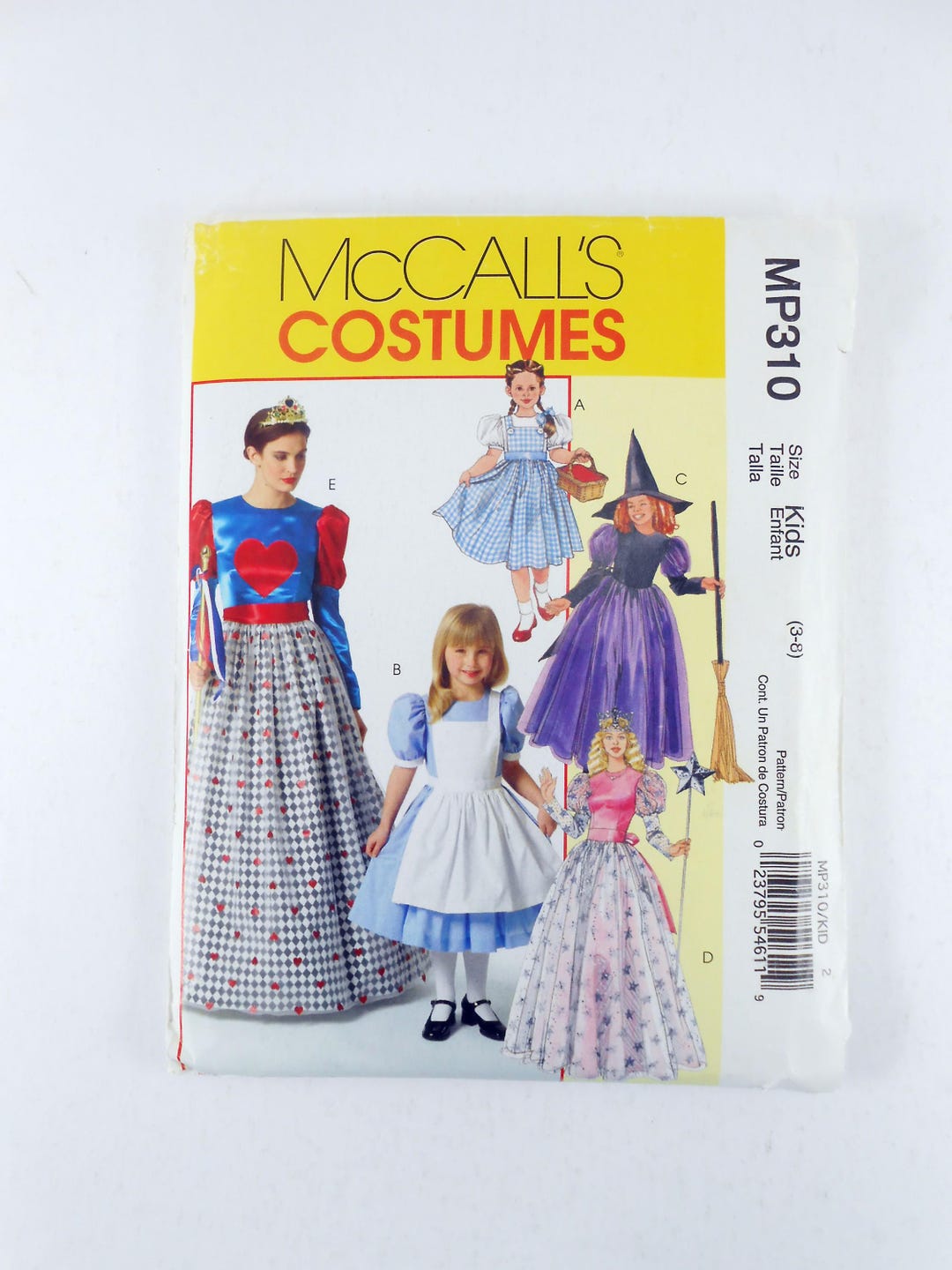 Mccalls MP310, Fairy Tale, Halloween Costume, Kids Size 3 Thru 8, Queen ...