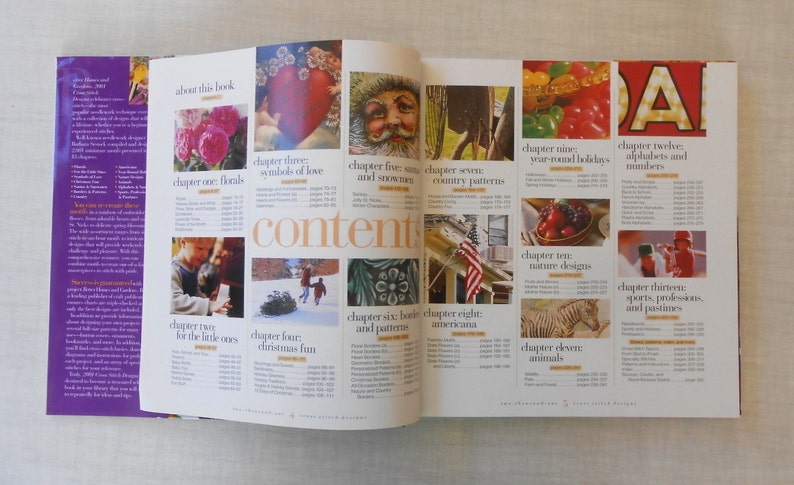 2001 Cross Stitch Designs Pattern Book - Better Homes & Gardens - Etsy