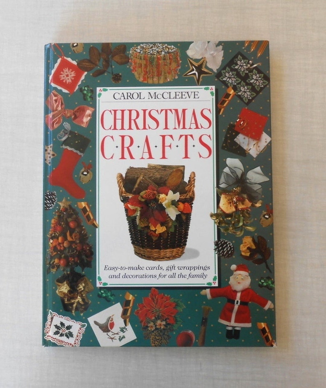 Christmas Craft Book, Holiday Craft, Card Envelope Set, Christmas Cross ...