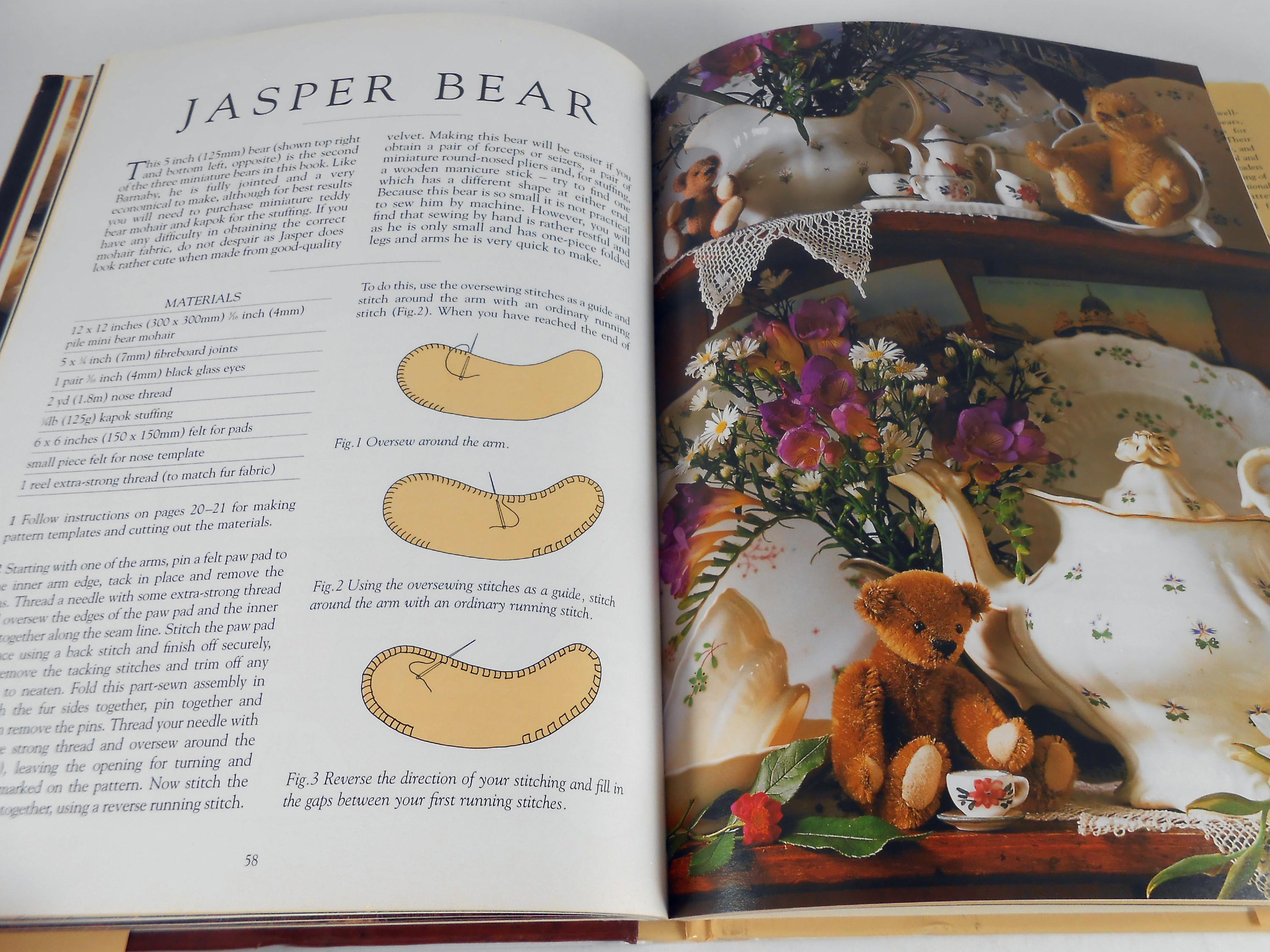 Teddy Bear, Pattern Book, Making Traditional, 12 Designs, Vintage ...