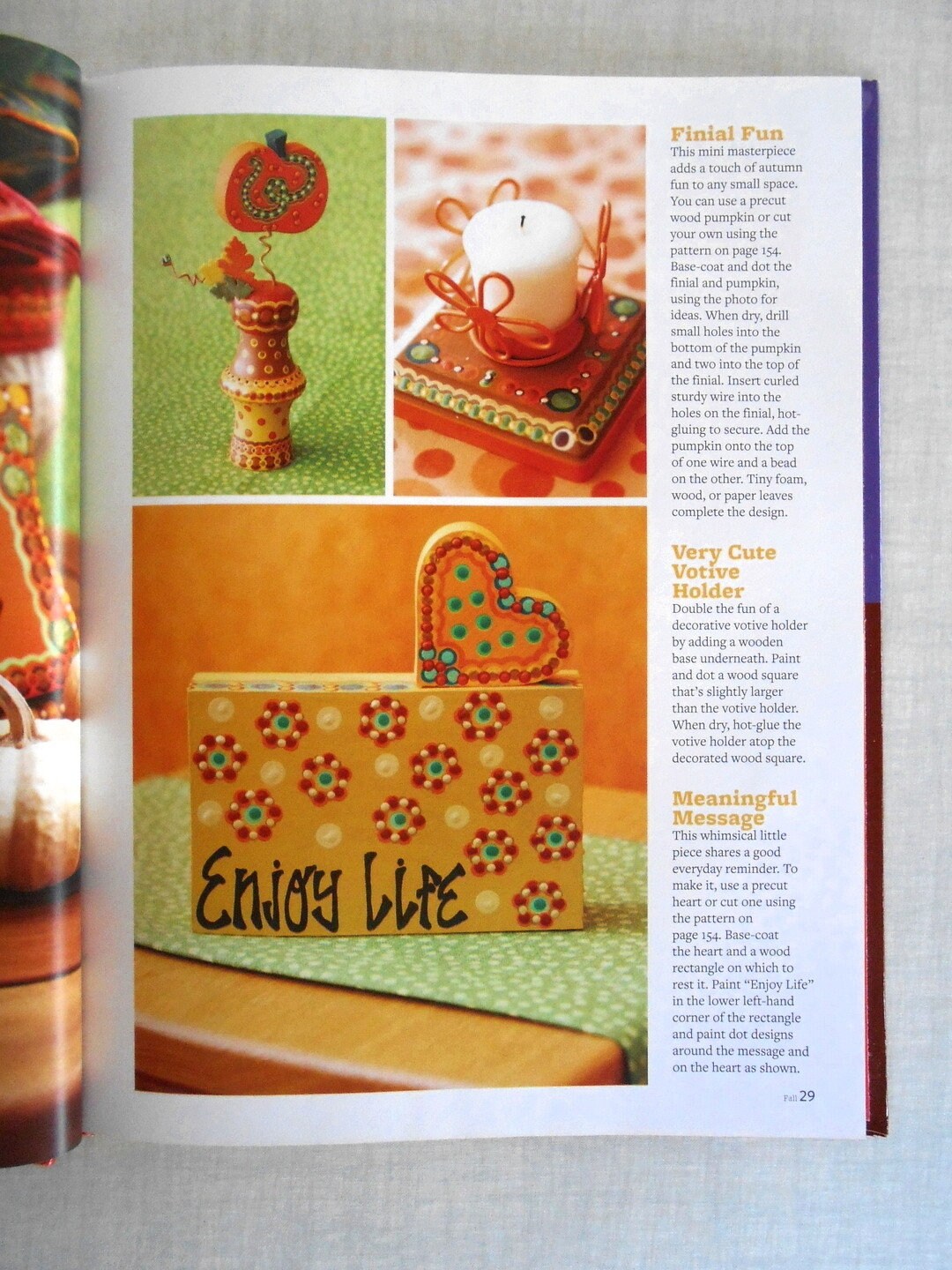 Holiday Craft Book Fall Craft Pattern Better Homes and - Etsy