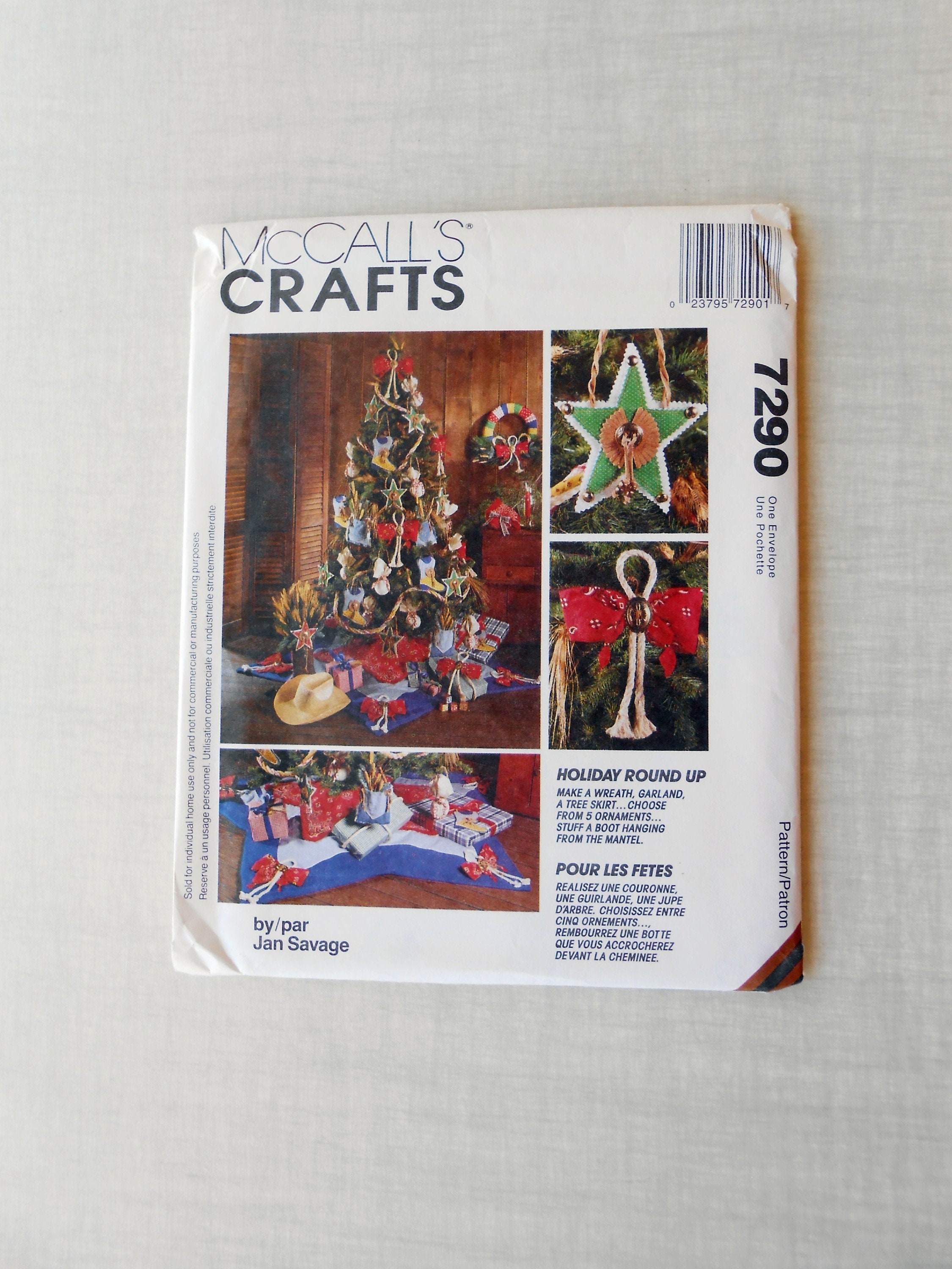 Cowboy Boot Stocking, Sewing Pattern, Christmas Ornaments, Western ...