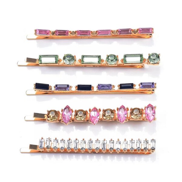 Crystal Bobby Pins - Etsy