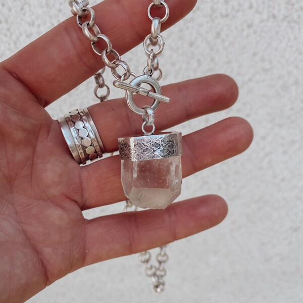 Crystal Point Choker - Etsy