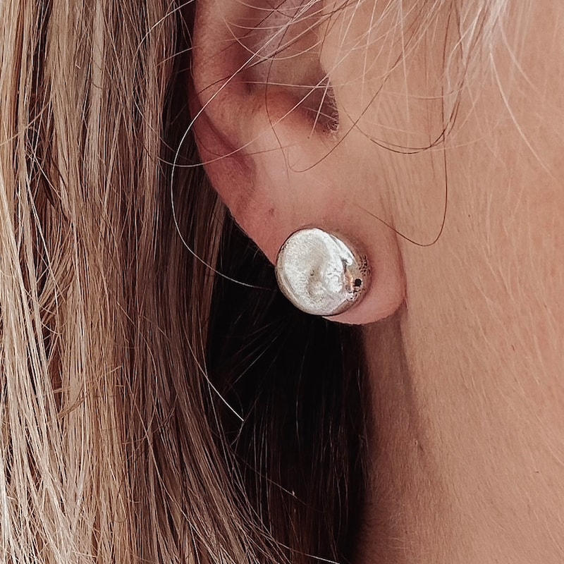 Pebble Earrings - Etsy