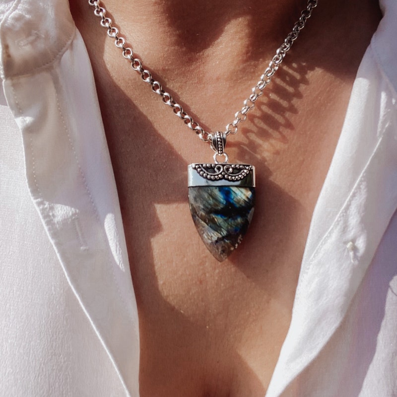 Iridescent Crystal Shard - Etsy UK